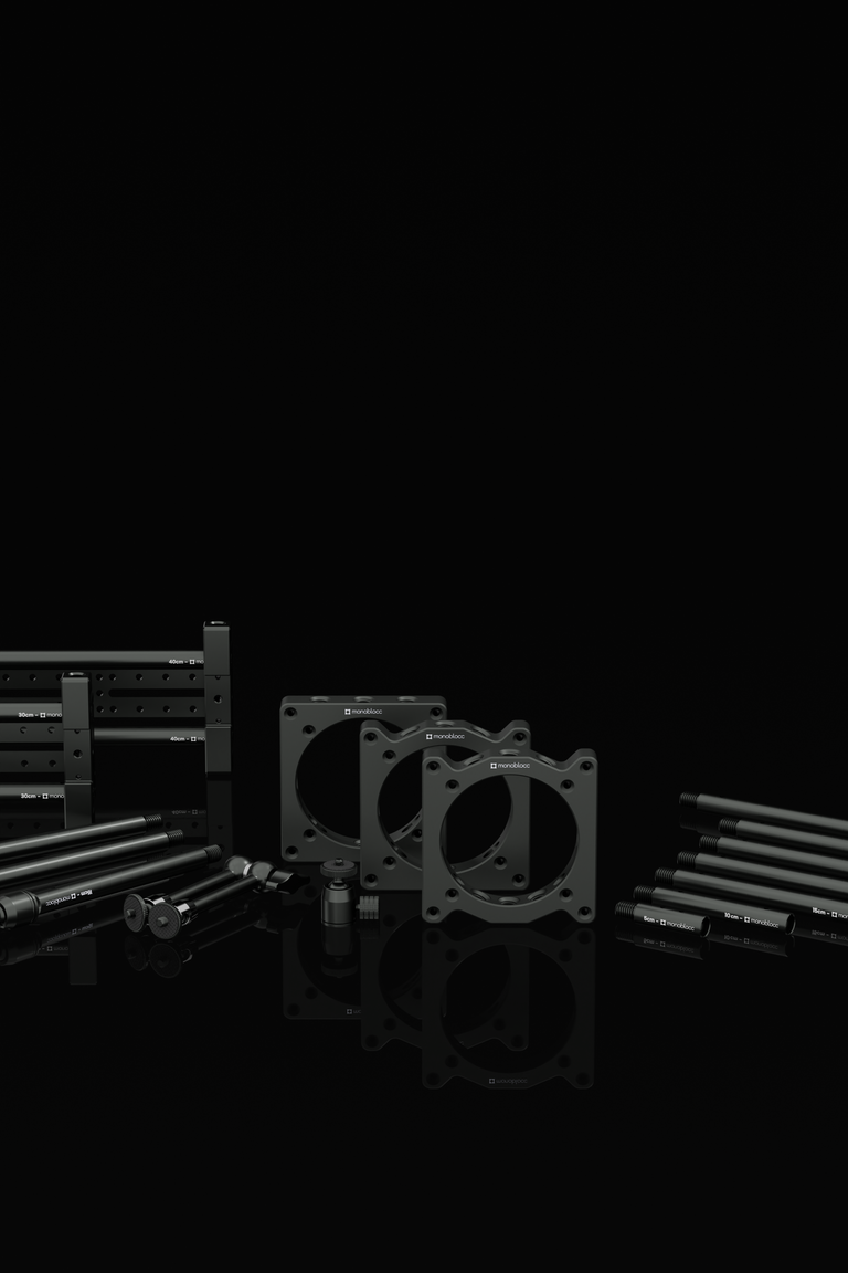 Monoblocc - Attach any accessory to any monitor with your VESA mount